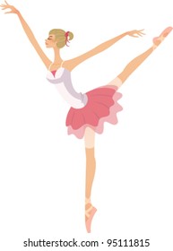 Side View Woman Dancing Stock Vector (Royalty Free) 95111815 | Shutterstock