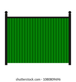 Siding Fence Design Element Vector Illustration Stock Vector (Royalty ...