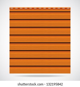 Siding Texture Panel Orange Color Stock Vector (Royalty Free) 132195842 ...