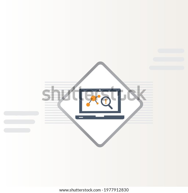 Siem Icon Isolated White Background Stock Vector (Royalty Free ...
