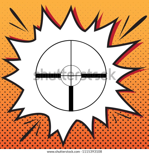 Sight Sign Illustration Vector Comics Style Stock Vector (Royalty Free ...