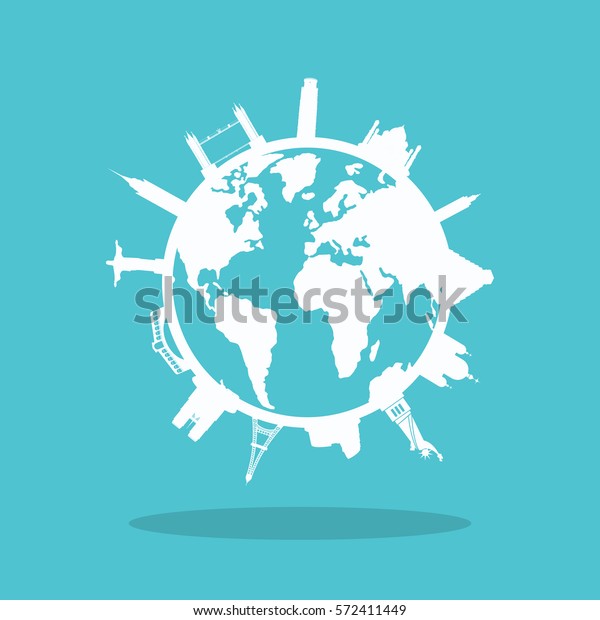 Sights World Logo Stock Vector (Royalty Free) 572411449 | Shutterstock