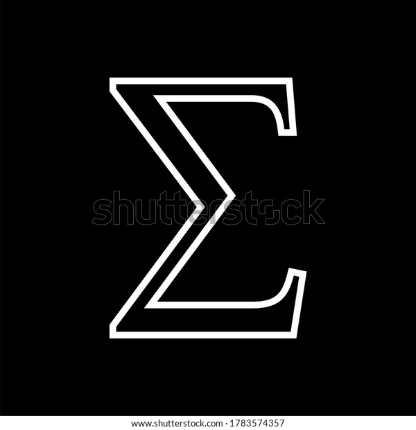 Sigma Notation One Symbols Used Mathematics Stock Vector (Royalty Free ...