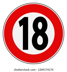 18 Certificate Mark Stock Vector (Royalty Free) 1094004026