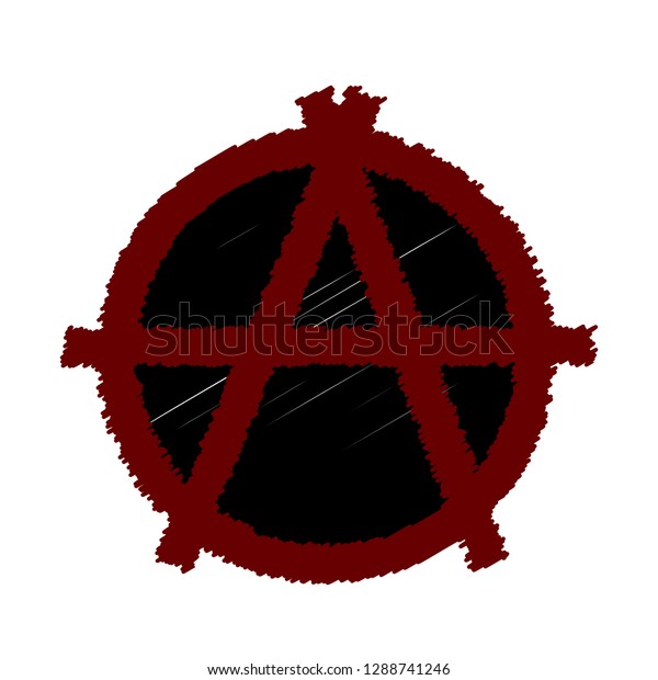 Sign Anarchy Vector Symbolism Anarchists Vector Stock Vector (Royalty ...