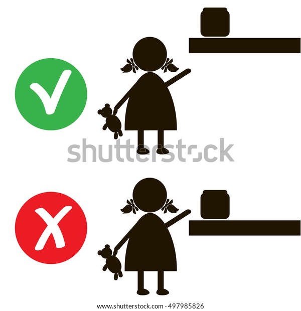 Sign Baby Not Allowed Image Babies Stock Vector (Royalty Free ...