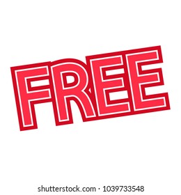 Sign Button Free Icon Stock Vector (Royalty Free) 1039733548 | Shutterstock