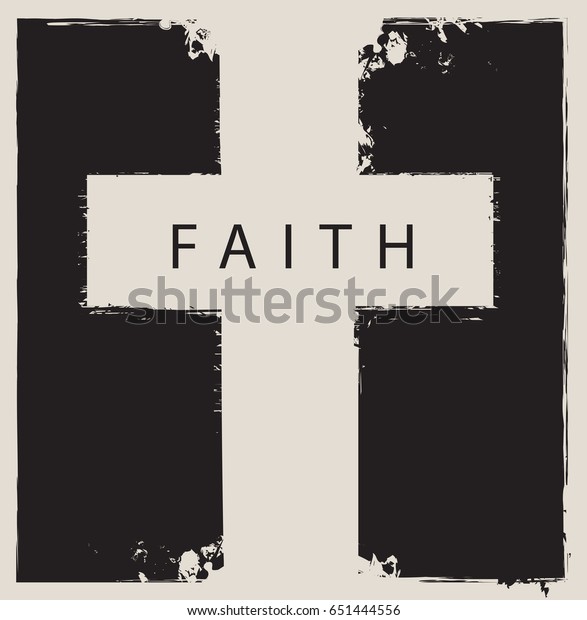 Sign Cross Scratched On Abstract Monochrome Stock Vector (Royalty Free ...