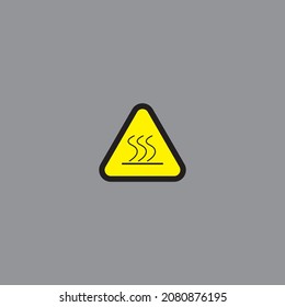 Sign Dangerous Hot Icon Vector Stock Vector (Royalty Free) 2080876195 ...