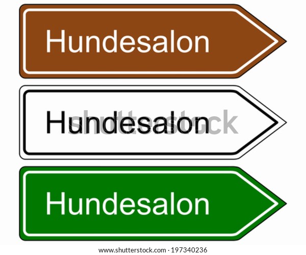 Sign Dog Parlor Stock Vector (Royalty Free) 197340236 | Shutterstock