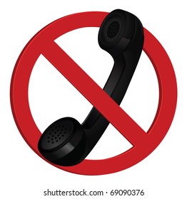 Forbidden Phone Icon Stock Illustration 142325782