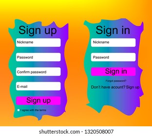 Sign Sign Form Stock Vector (Royalty Free) 1320508007 | Shutterstock