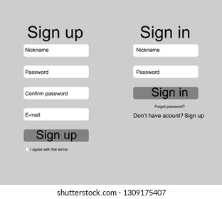 Sign Sign Form On Beautiful Gradient: เวกเตอร์สต็อก (ปลอดค่าลิขสิทธิ์ ...