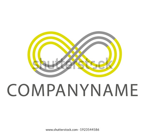 Sign Infinity Two Colors Mobius Loop Stock Vector (Royalty Free ...
