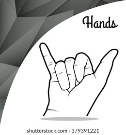 Sign Language Design Stock Vector (Royalty Free) 379391221 | Shutterstock