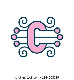 Sign Letter C Vector Illustration Stock Vector (Royalty Free ...