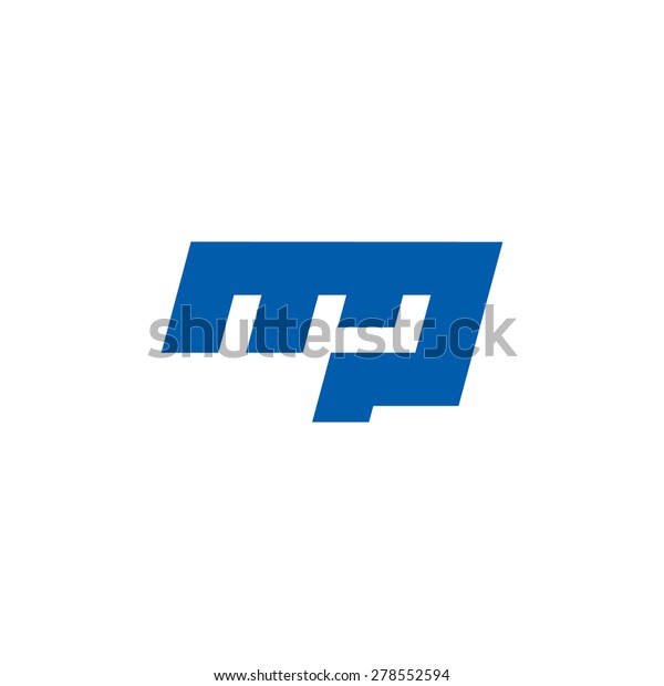Sign Letter M P Vector Illustration Stock Vector (Royalty Free ...