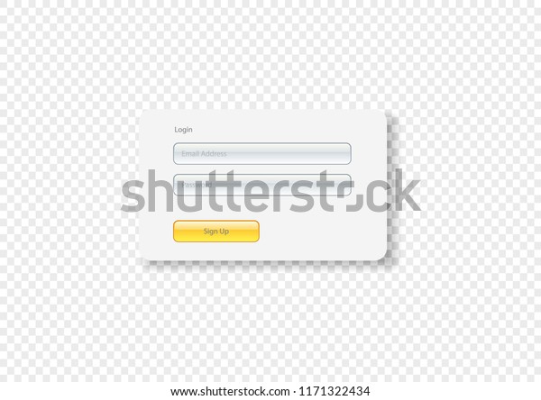 Sign Login Login Background Login Form Stock Vector (Royalty Free ...