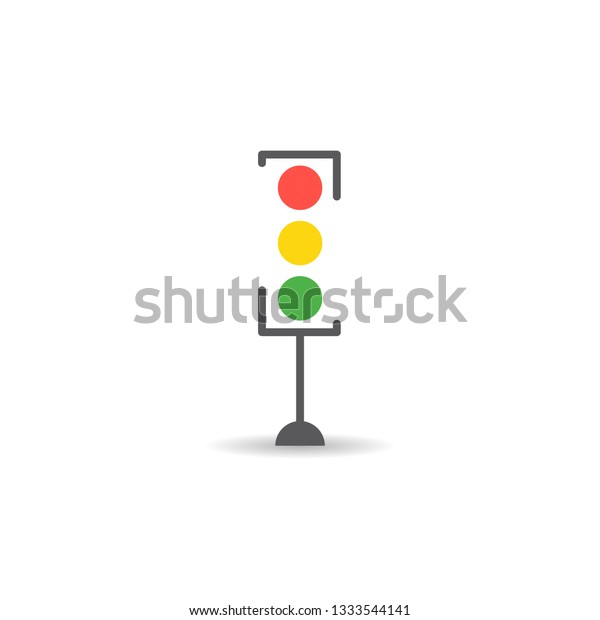 Sign Logo Traffic Light Stock Vector (Royalty Free) 1333544141 ...
