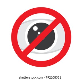 No Play Pool Ball Vector Sign Stock Vector (Royalty Free) 1117137284