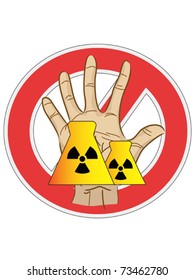 Sign No Nuclear Power Stock Vector (Royalty Free) 73462780