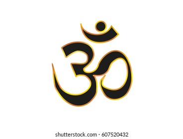 Sign Om Stock Vector (Royalty Free) 607520432 | Shutterstock