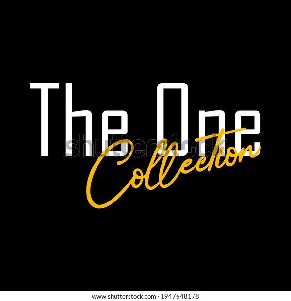 Sign One Collection Words Design Logo Stock Vector (Royalty Free ...