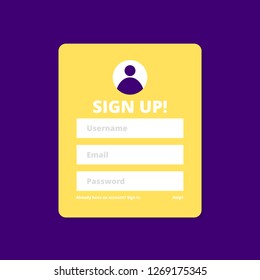 Sign Purple Background Stock Vector (Royalty Free) 1269175345 ...