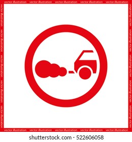 Sign Smoke Car Icons Vector Eps Stock Vector (Royalty Free) 482777431 ...