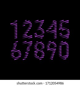 Sign Stylized Number Small File Vector Stock Vector (Royalty Free ...