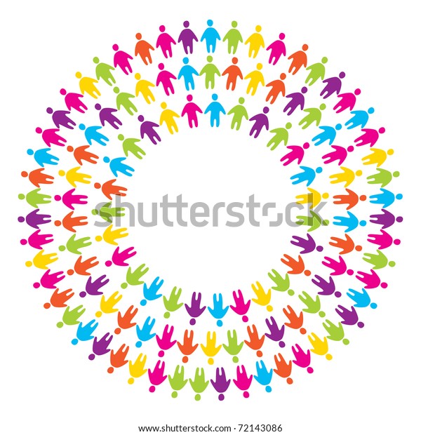 Sign Unity People Stock Vector (Royalty Free) 72143086