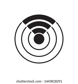 Signal Circle Icon Symbol Vector Design Stock Vector (Royalty Free ...
