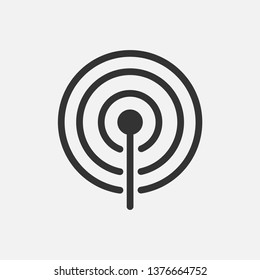 Signal Icon Network Link Connection Illustration Stock Vector (Royalty ...