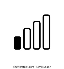 Signal Icon Vector Flat Design Stock Vector (Royalty Free) 1393105157 ...