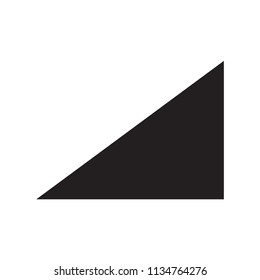 Brown Right Triangle Basic Simple Shapes Stock Vector (Royalty Free ...