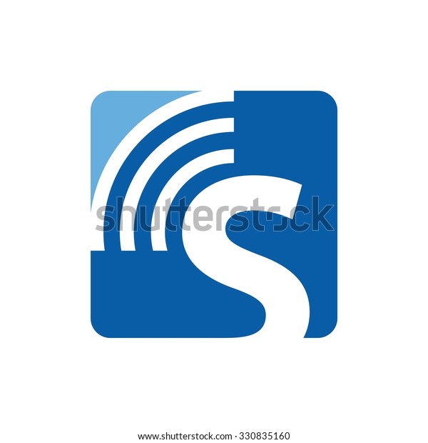 Signal Logo Letter S Stock Vector (Royalty Free) 330835160