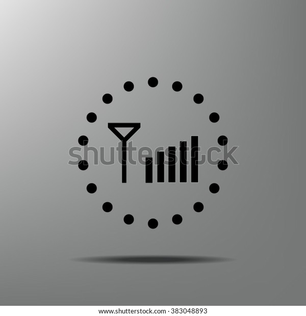 Signal Strength Indicators Stock Vector (Royalty Free) 383048893 ...