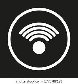 Signal Wave Icon Vector Wave Stock Vector (Royalty Free) 1775789123 ...