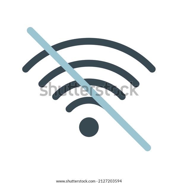 Signal Wifi Off Icon Vector Image Stock Vector (Royalty Free ...