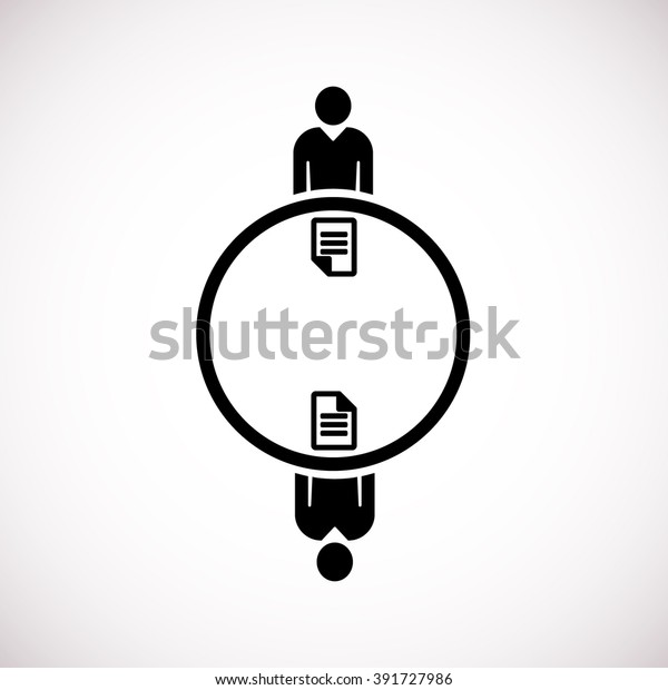 Signing Treaty Vector Illustration Concept Isolated Stock Vector ...