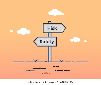 186 Risk vs safety Images, Stock Photos & Vectors | Shutterstock