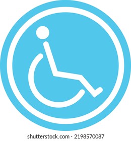 Signs Installed Areas Designated Persons Disabilities Stock Vector ...