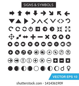 Signs Symbols Icon Vector Template Stock Vector (Royalty Free ...