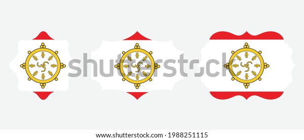 Sikkim Flag Flat Icon Symbol Vector Stock Vector (Royalty Free ...