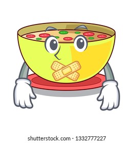 Silent Corn Chowder Cartoon Plate Stock Vector (Royalty Free ...