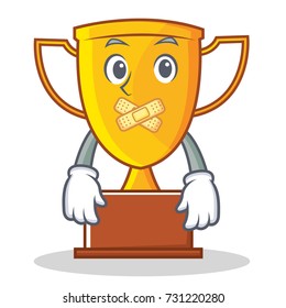Angry Trophy Character Cartoon Style Stock Vector (Royalty Free) 731220412