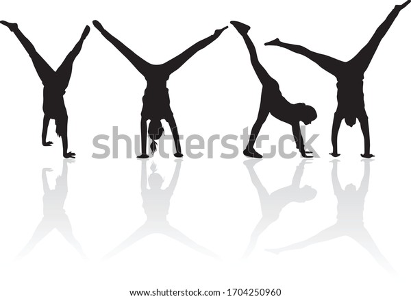 1,719 Tumbling Silhouette Images, Stock Photos & Vectors | Shutterstock
