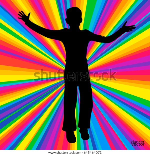Silhouette Dancing Human Vector Music Battle Stock Vector (Royalty Free ...