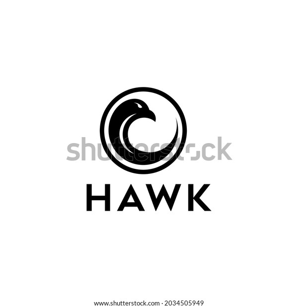 Silhouette Eagle Head Rounded Symbol Logo 库存矢量图（免版税）2034505949 ...