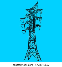 1,042 Powerline Stock Vectors, Images & Vector Art | Shutterstock